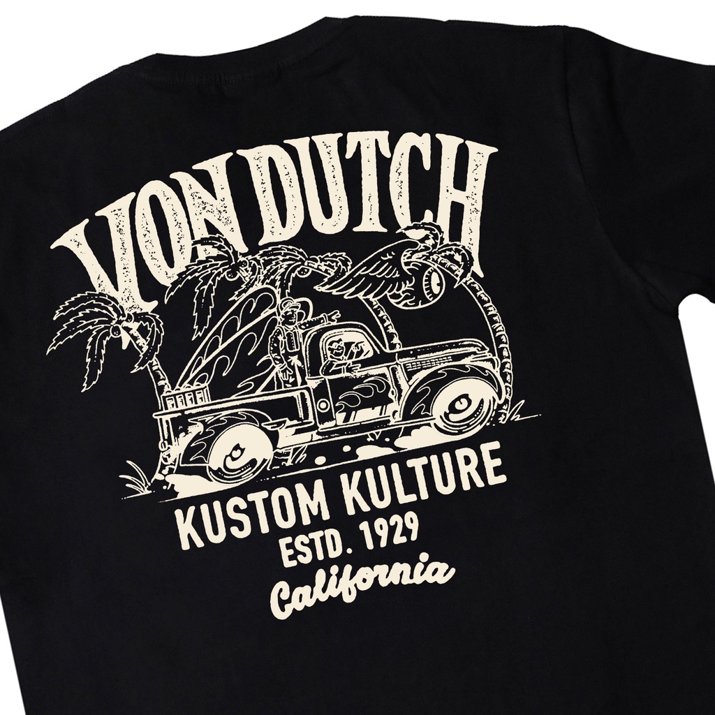 Jual Von Dutch Tshirt 0847 Black | Shopee Indonesia