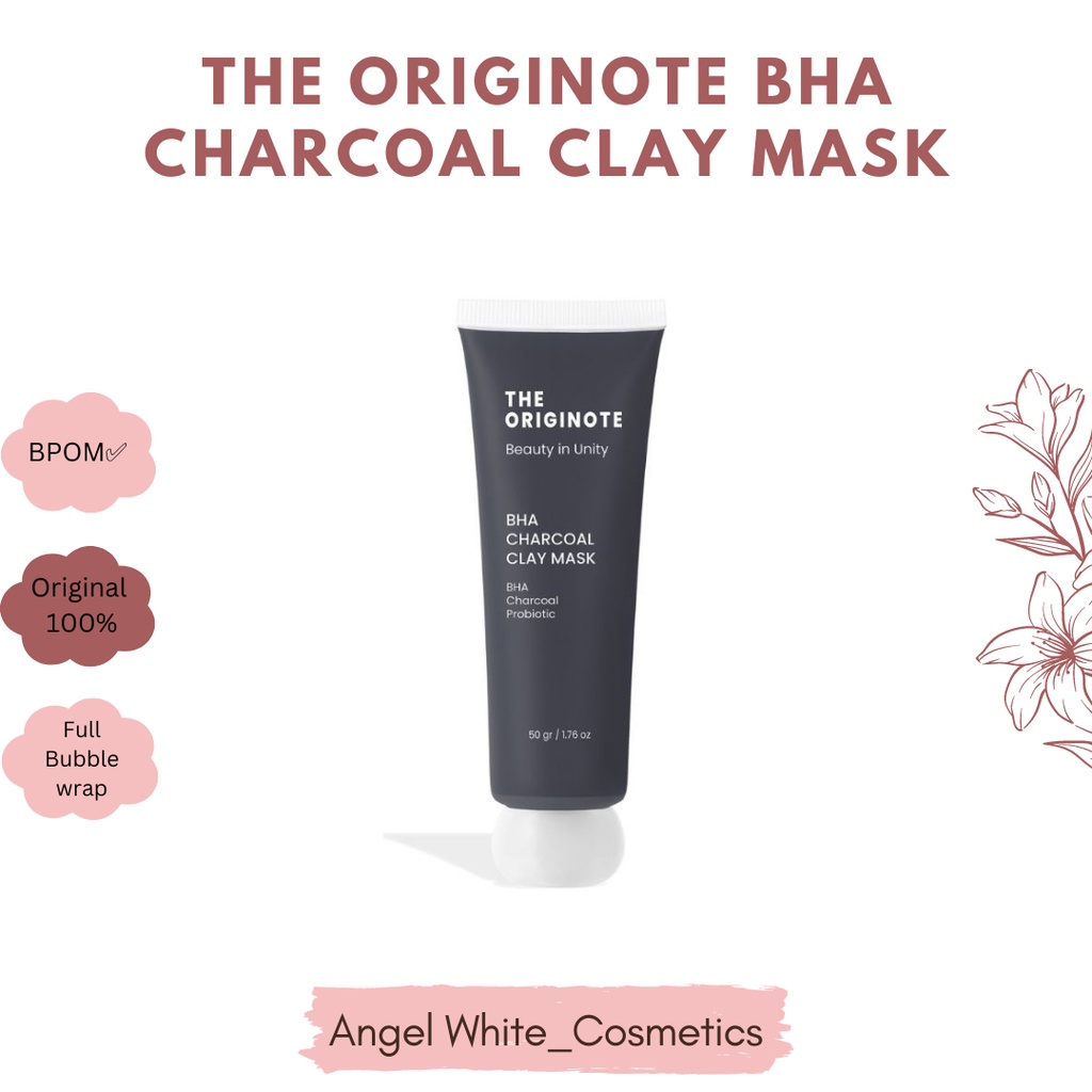 Jual The Originote BHA Charcoal Clay Mask 50gr | Shopee Indonesia