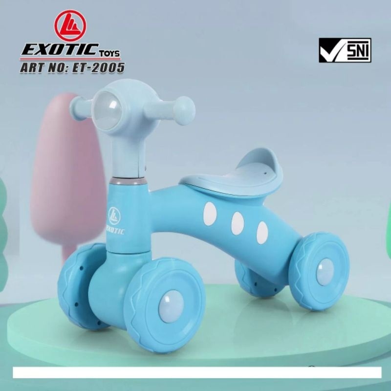 Jual Balance Bike Musik Exotic ET-2005 & ET-2132 / Sepeda Anak ET 2005 ...