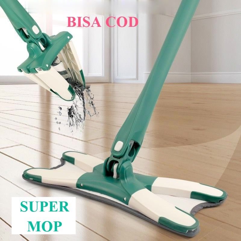 Jual Alat Pel Lantai / Super Mop Model X-Shape / Alat Pel Fleksibel X ...