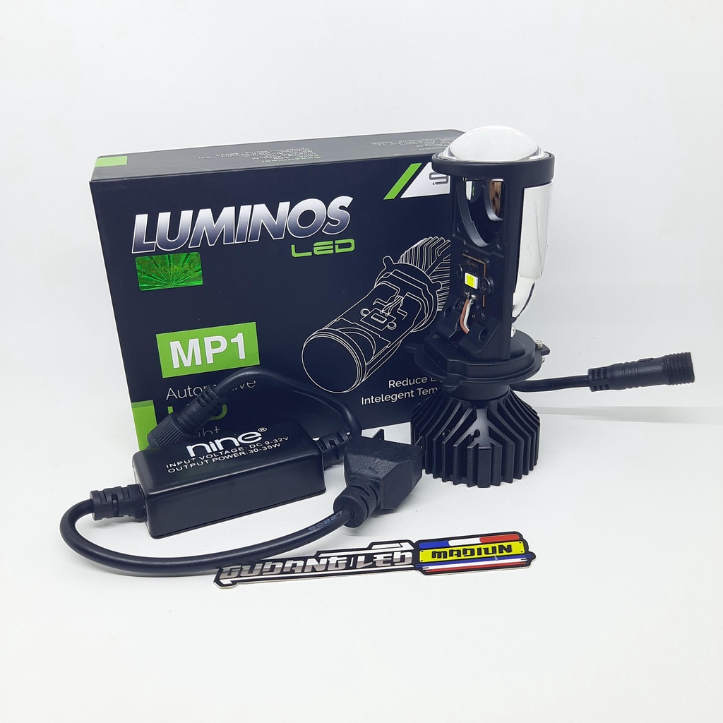 Jual Lampu Led LUMINOS MP1 H4 3 Warna Hi Low Mini Projector | Shopee ...