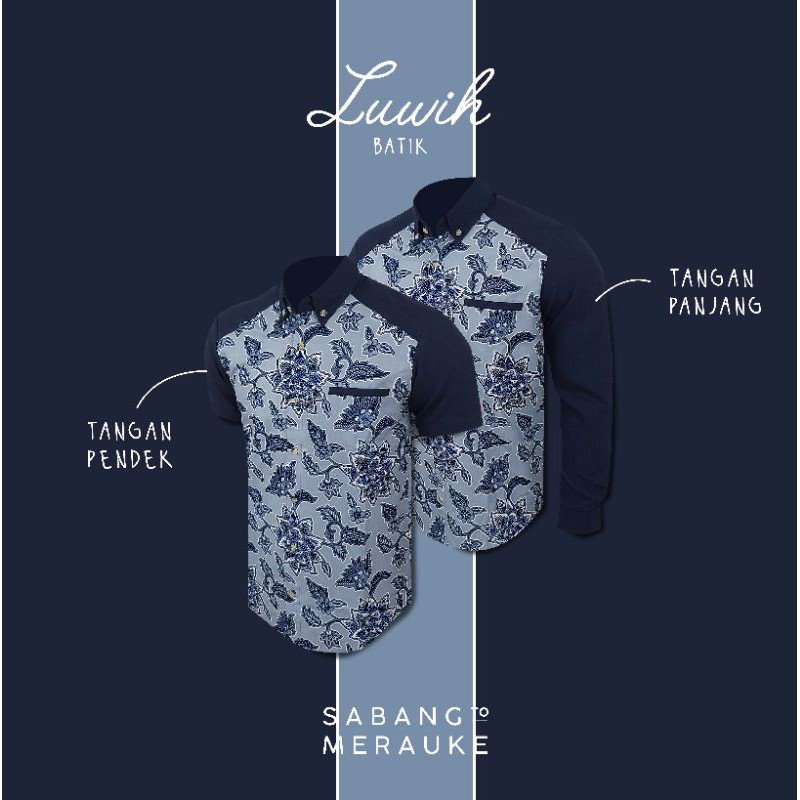 Jual KEMEJA BATIK LUWIH - SABANG TO MERAUKE | Shopee Indonesia