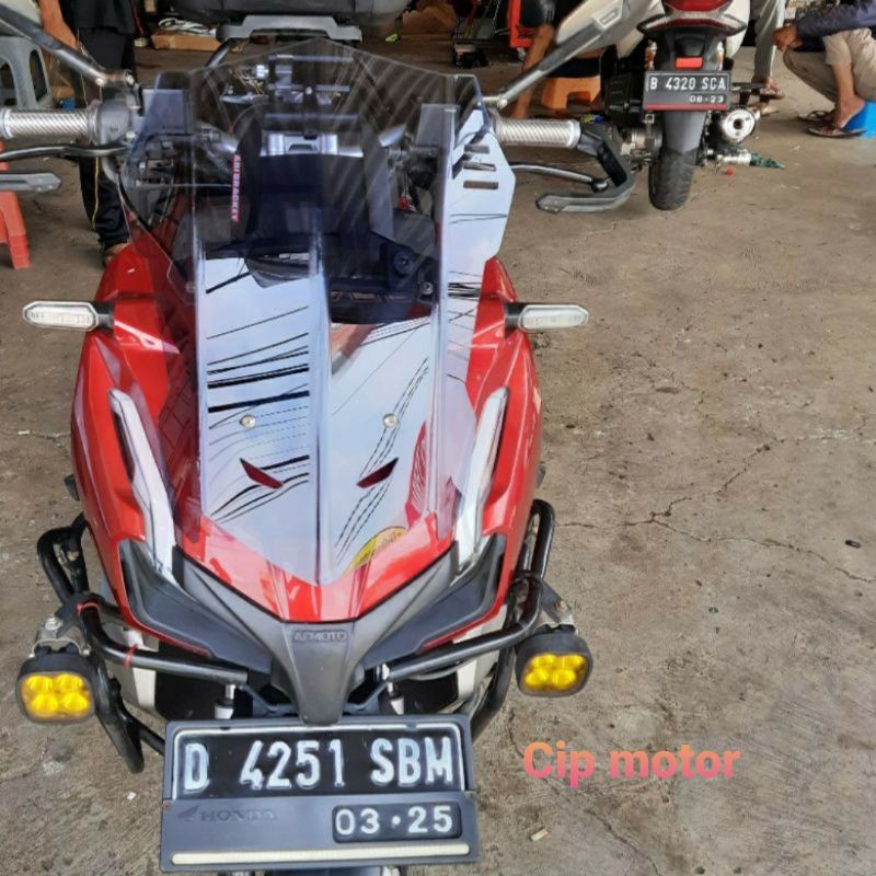 Jual Visor Windshield ADV 150 Tinggi Standar Racing Transformer Limited ...