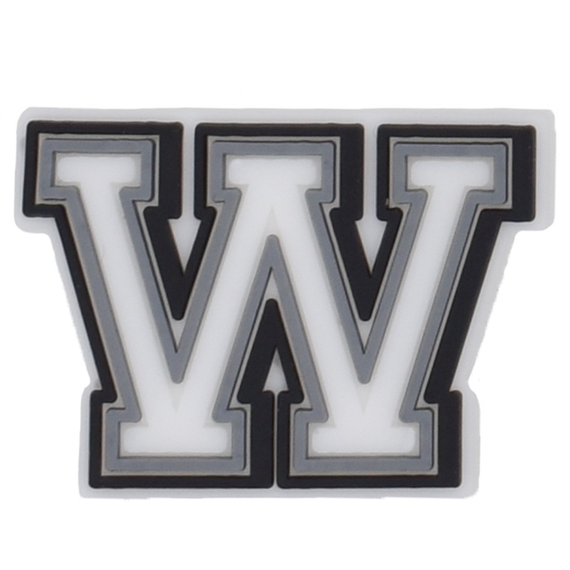 Jual AHT-002 Pin Bentuk Huruf Angka Pins Charm Untuk Hiasan Sandal ...