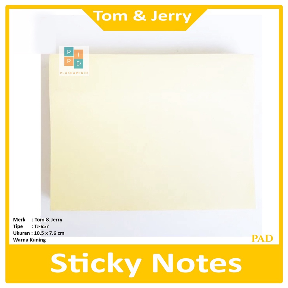 Jual TOM & JERRY - Sticky Notes Kuning TJ-657 - Pad | Shopee Indonesia