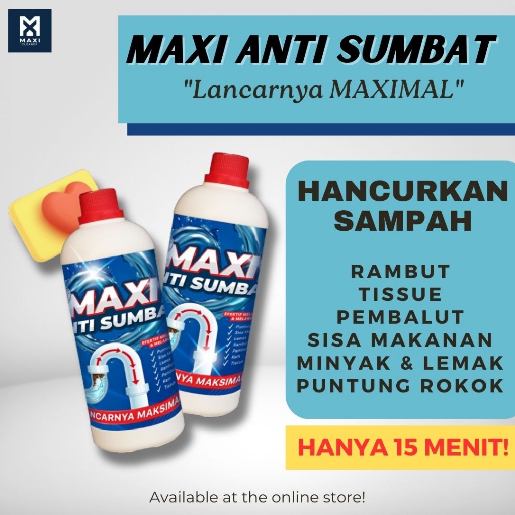 Jual Maxi Anti sumbat WC 700 gram - Soda api Cair - Soda Api - Solusi ...