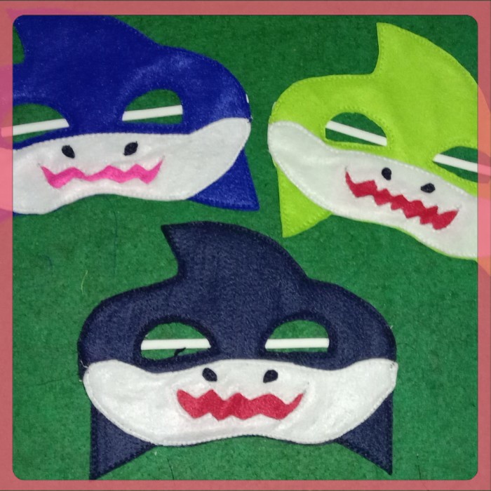 Jual Topeng Hewan Hiu Baby Shark Kostum Pentas Drama Pesta Ultah Anak ...