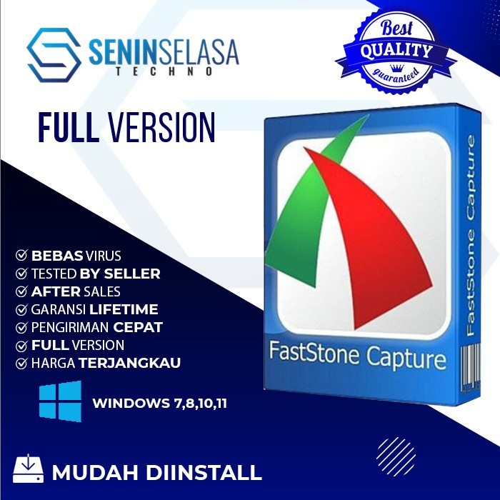 Jual Software Screen Capture: FastStone Capture 11 [WIN] | Shopee Indonesia