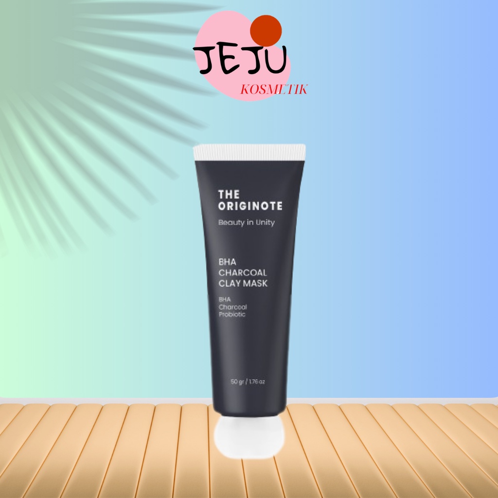 Jual The Originote BHA Charcoal Clay Mask - Masker Wajah Mud Mask ...