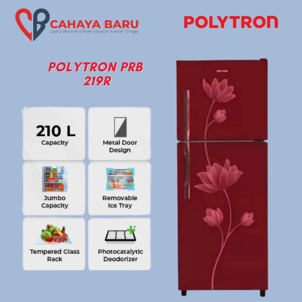 Jual KULKAS POLYTRON PRB 219R | Shopee Indonesia