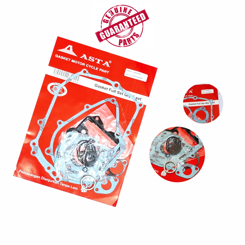 Jual Paking Full Set Karisma Kirana Packing Fullset Gasket Supra-X 125cc | Shopee Indonesia
