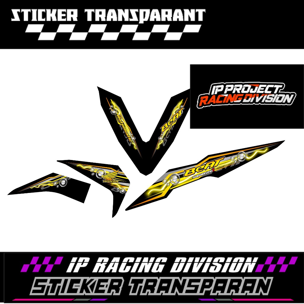 Jual STICKER STRIPING TRANSPARAN BEAT NEW ELECTRO STICKER TRANPARAN ...