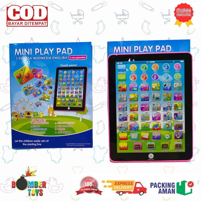 Jual MAINAN ANAK MINI PLAY PAD LEARNING BELAJAR BAHASA INDONESIA ...