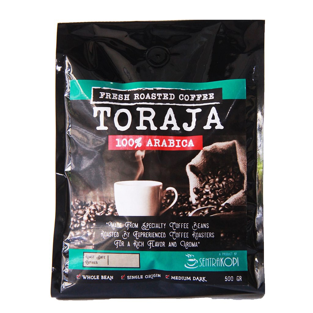 Jual Kopi Arabika Toraja 500 Gram - Bubuk / Biji - Premium Coffee ...