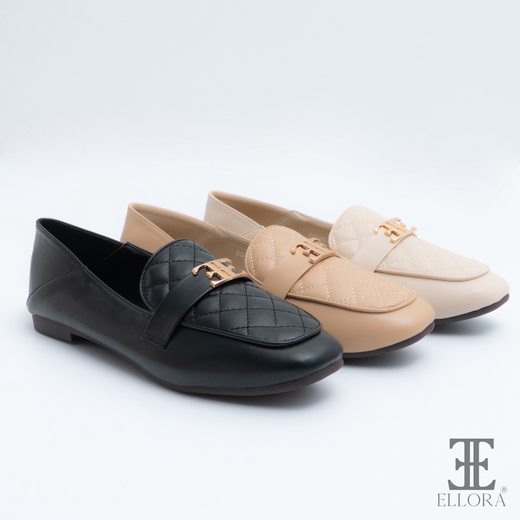 Jual ELLORA EG 202-82 Sepatui Kerja Wanita Flatshoes Import | Shopee ...