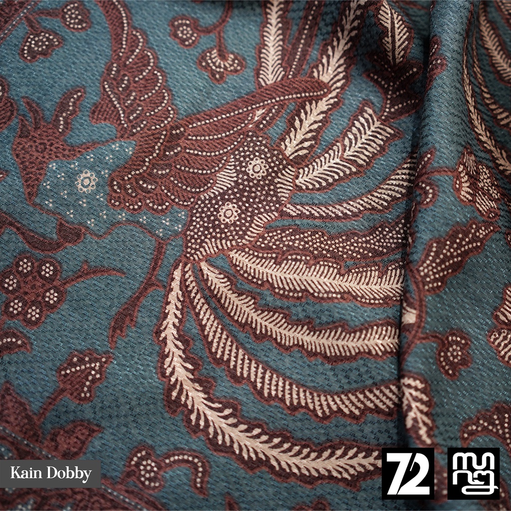 Jual BAHAN BATIK PREMIUM Dobby Dobi Dobbi Motif Phoenix Warna Abu Grey ...