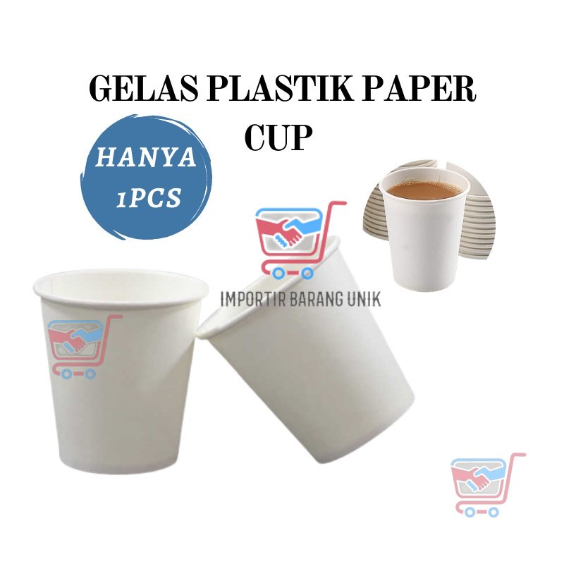 Jual IMB -C407- 1 PCS Gelas Paper Cup - Gelas Kopi Paper Cup 8oz ...