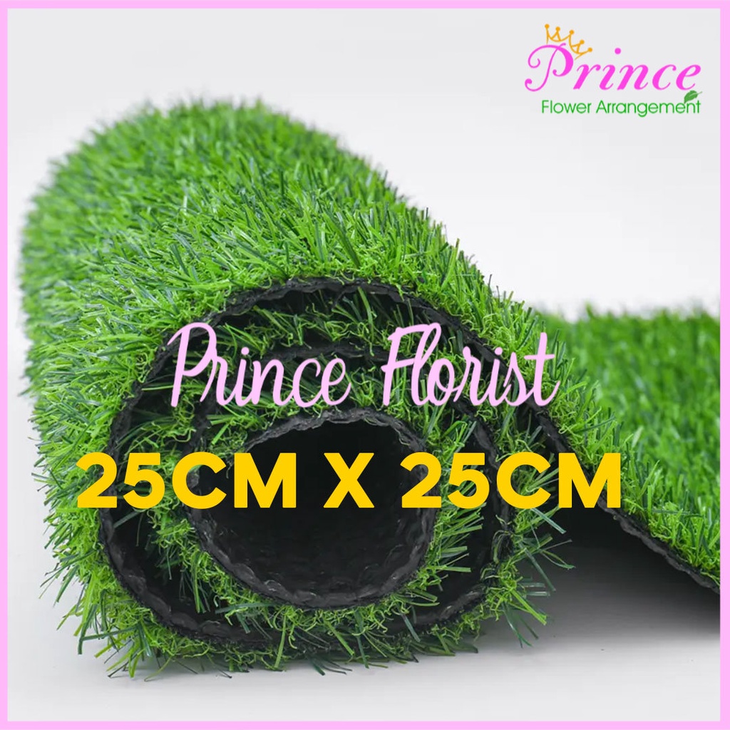 Jual Karpet Rumput Sintetis Rumput Hijau Swiss 25cmx25cm Artificial ...