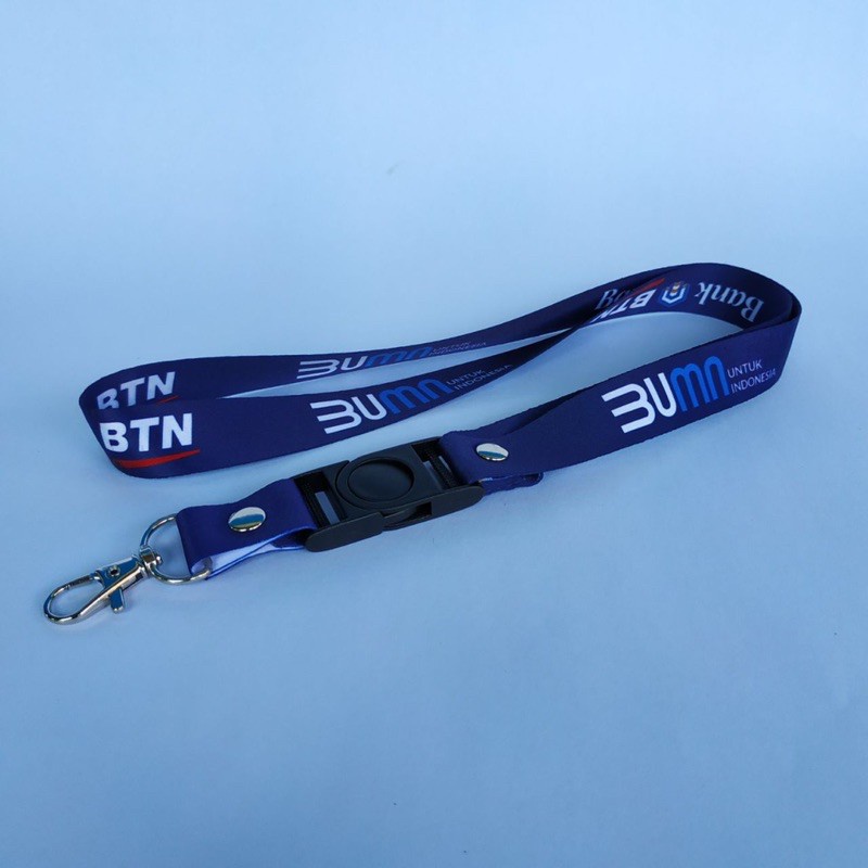 Jual TALI IDCARD LANYARD BANK BTN BUMN BISA SATUAN | Shopee Indonesia
