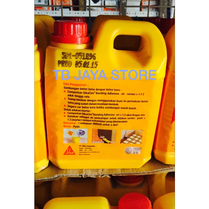 Jual LEM BETON / BONDING AGENT / SIKA BONDING ADHESIVE 900 ML | Shopee ...
