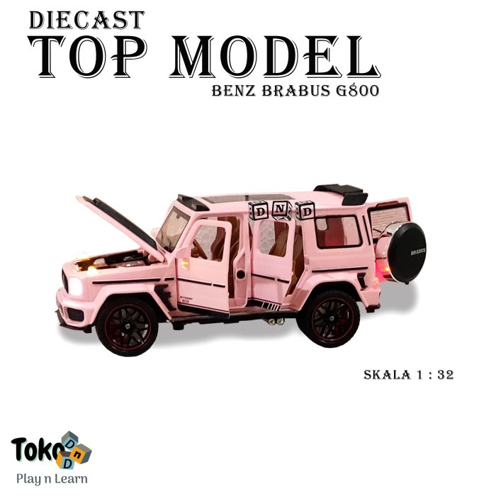 Jual DG Mainan Anak Diecast Metal Mercedes Benz Brabus G800 Mobil Mini ...