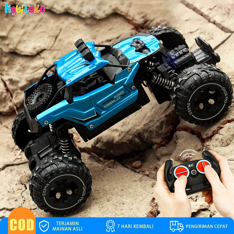 Jual 2.4Ghz Mainan Mobil Remote Control Off Road Alloy Climbing Car RC Rock Crawler 4WD Powerful ...