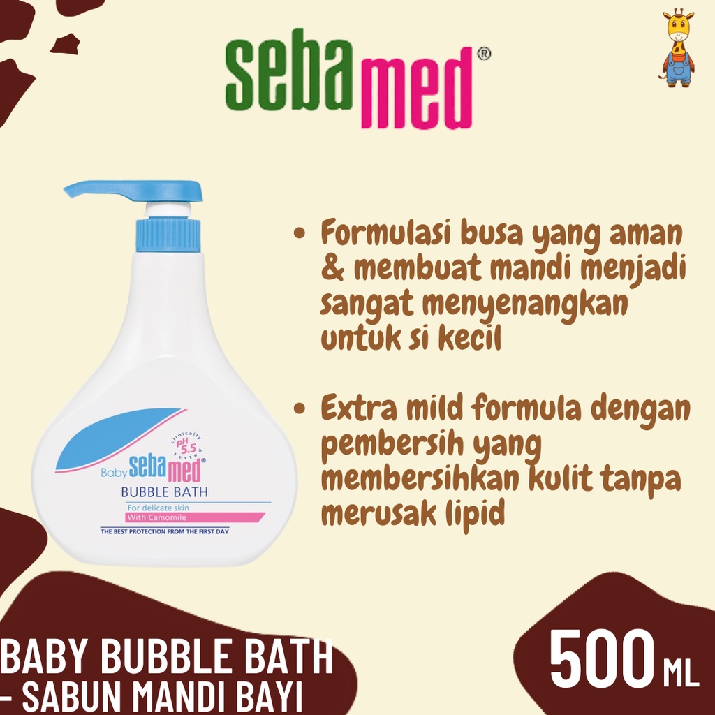 Jual SEBAMED BABY Bubble Bath 500ml - Sabun Mandi | Shopee Indonesia