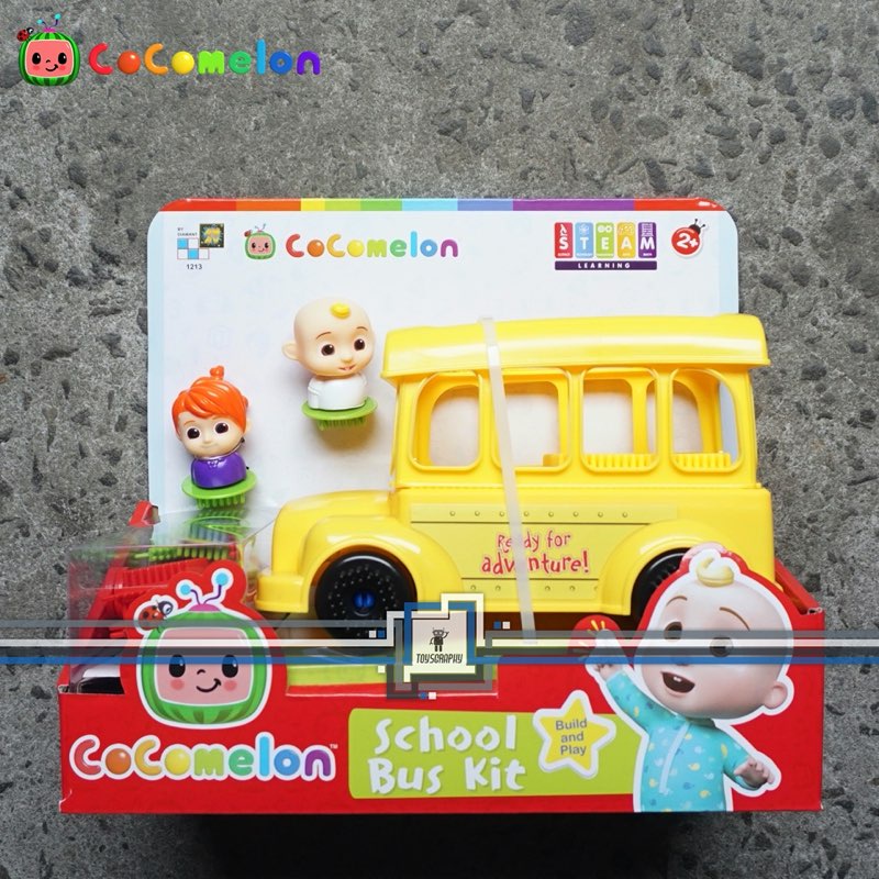 Jual Cocomelon School Bus Kit Fun Bricks ORIGINAL STEAM STEM Toys ...