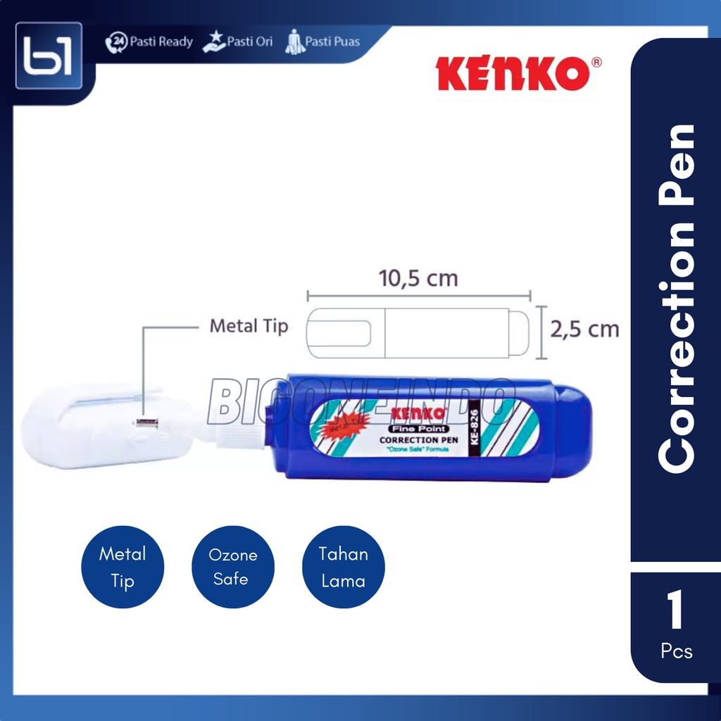 Jual Tipe X Cair Kenko, Tip Ex Correction Pen, Tip X Kertas, Tip-ex Tipe-x | Shopee Indonesia