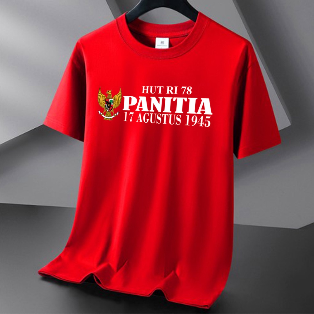 Jual ASY Kaos PANITA Hut RI 78 Indonesia Dewasa Pria dan Wanita ...