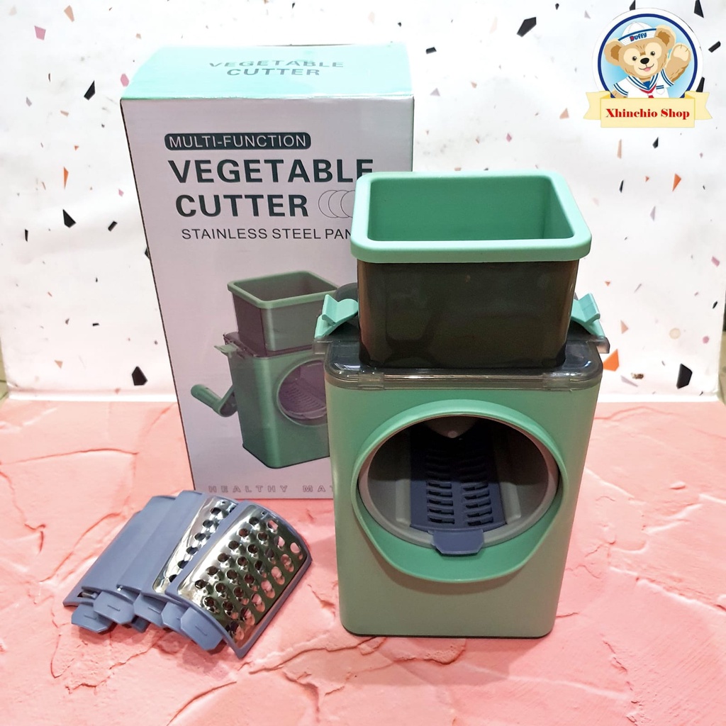 Jual Vegetable Cutter Multifungsi Warna Hijau | Shopee Indonesia