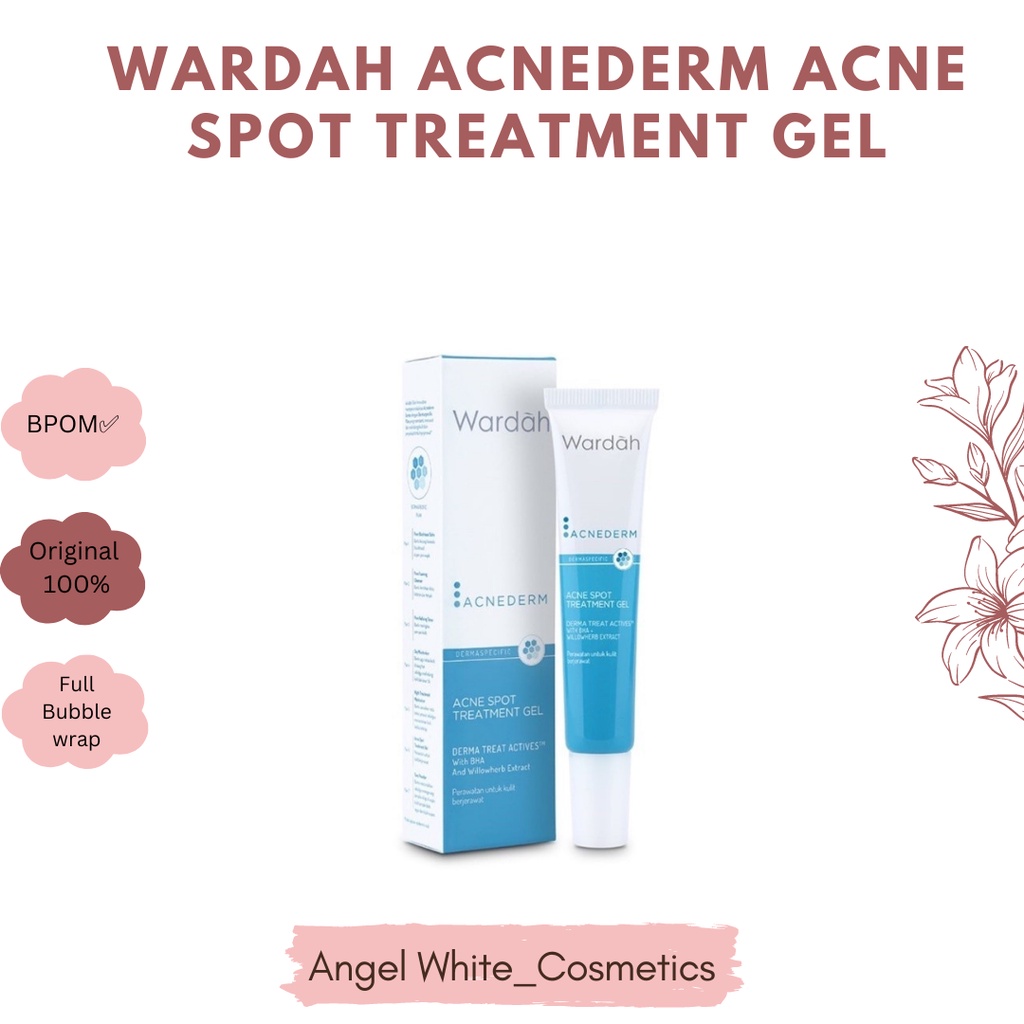 Jual Wardah Acnederm Acne Spot Treatment Gel 15 ml - Totol Jerawat ...