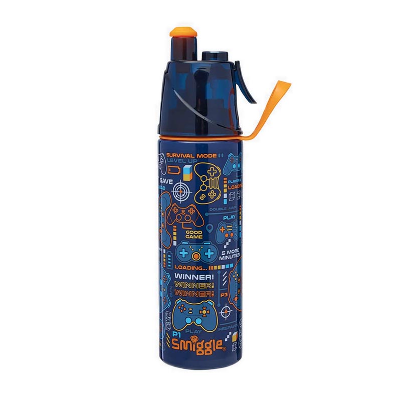 Jual Smiggle Mist Insulated Stainless Steel Spritz Drink Bottle 500ML ...