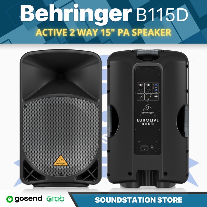 Jual BEHRINGER EUROLIVE B115D Active 2 Way 15" PA Speaker System ...