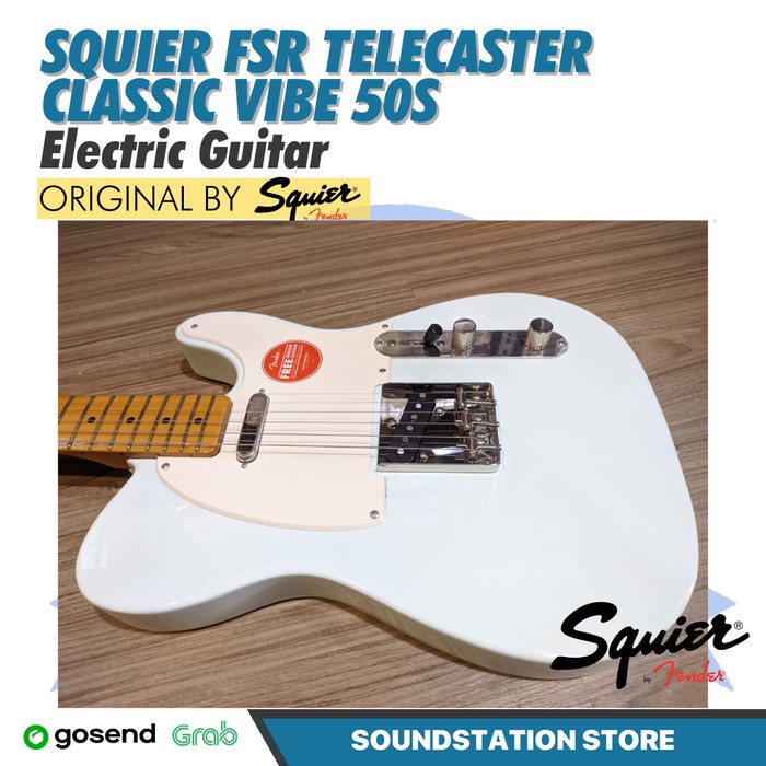 Jual SQUIER TELECASTER FSR Classic Vibe 50s Electric Guitar | Gitar Listrik | Shopee Indonesia