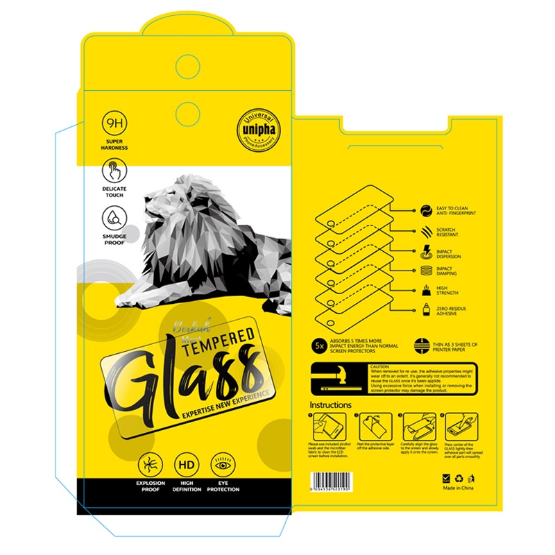 Jual Packingan Tempered Glass New Paper Packaging 10 Dalam 1 Box ...