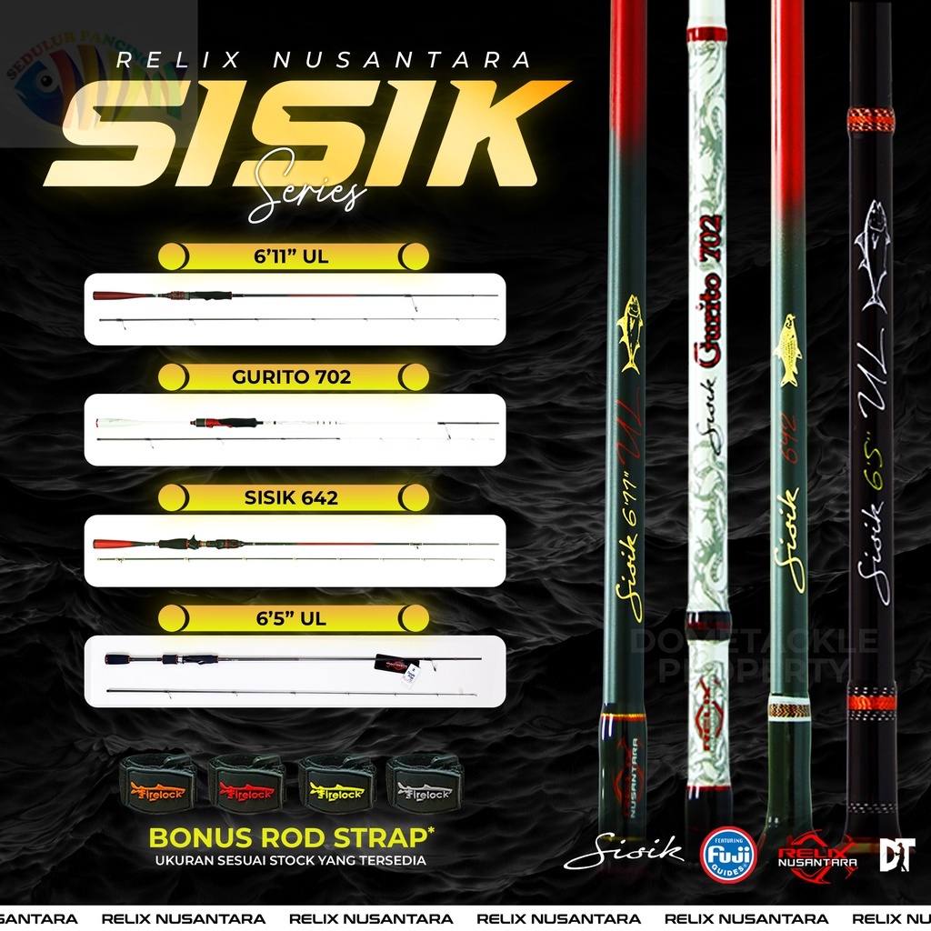 Jual Sisik Relix Nusantara Joran Pancing Rod Ultralight Gen 2 Gurito ...