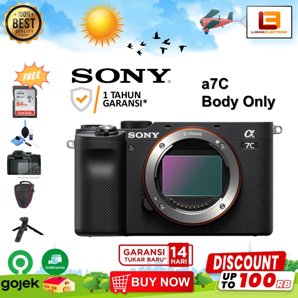 Jual Sony Alpha a7C Body Only Garansi Resmi | Shopee Indonesia
