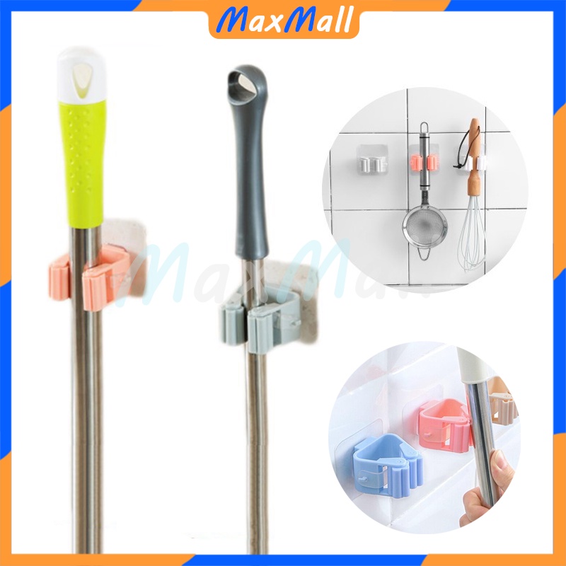 Jual Gantungan Pengait Gagang Sapu & Alat Pel Mop Holder Penjepit ...