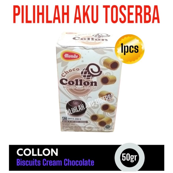 Jual Monde COLLON CHOCOLATE Cream 50 gr - ( HARGA 1 BOX ) | Shopee Indonesia