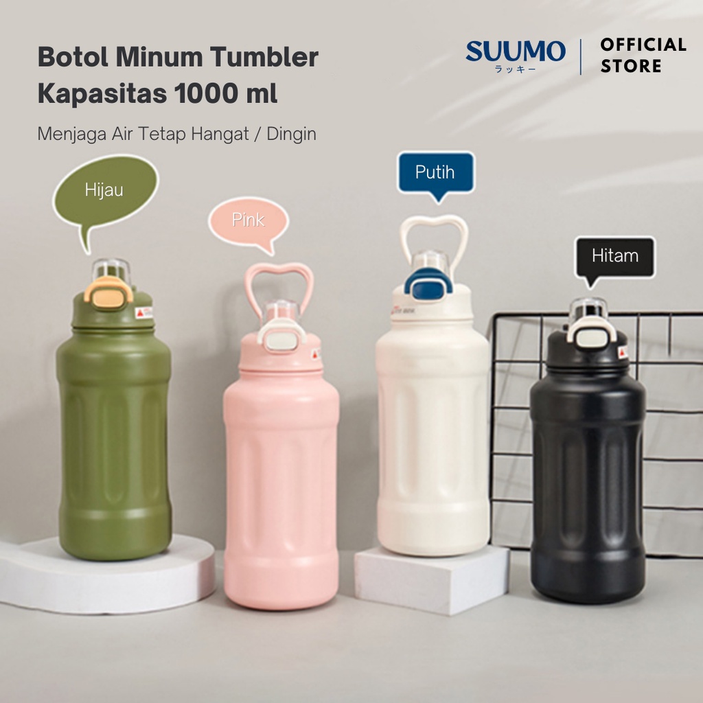 Jual Suumo Botol Minum Kapasitas Besar Stainless Steel/ Insulated ...