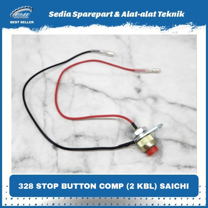 Jual 328 Stop Button Comp 2 KBL Switch on off tombol saklar mesin rumput 2T | Shopee Indonesia