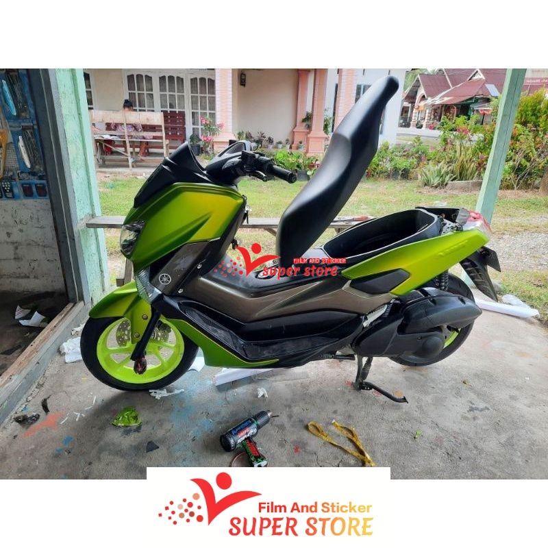 Jual Stiker Skotlet Lime Green Skotlet Motor Satin Hijau Lemon Doff ...
