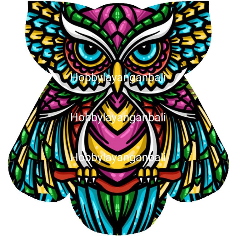 Jual kain Layangan celepuk bali ukuran lebar 1,5 meter burung hantu ...