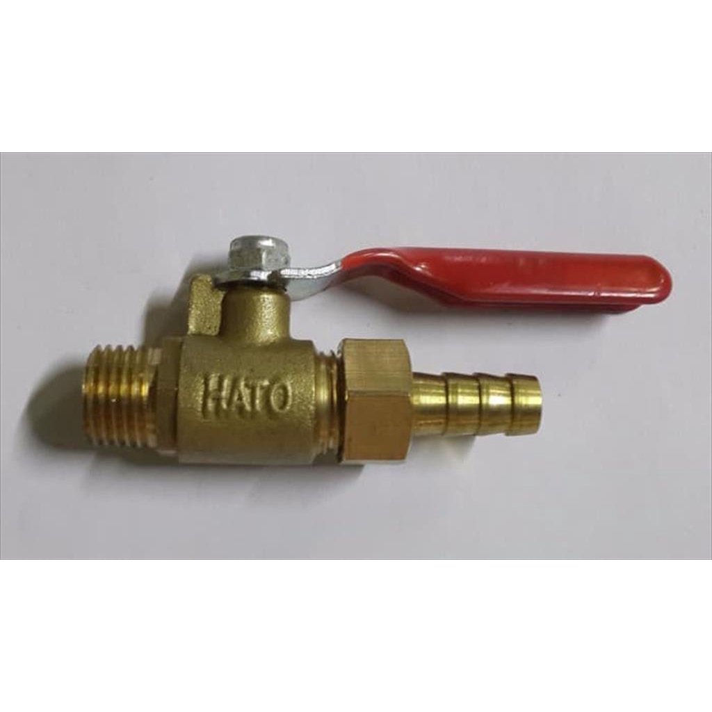 Jual SU HATO Kran Angin / Stop Keran Kran 1/4 INCH Kuningan Keran ...