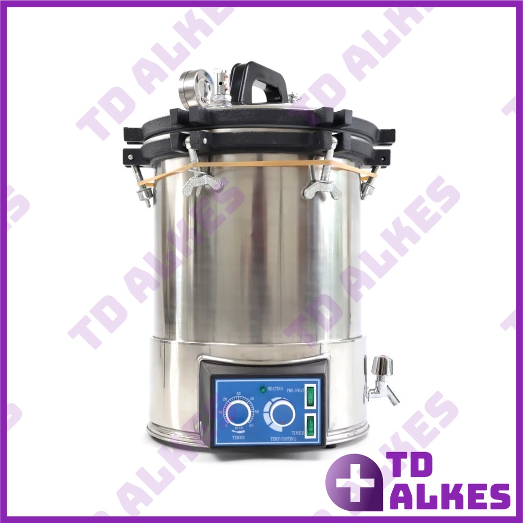 Jual Gea Autoclave Timer YX-18LDJ Portable Steam Sterilizer Uap 18 ...