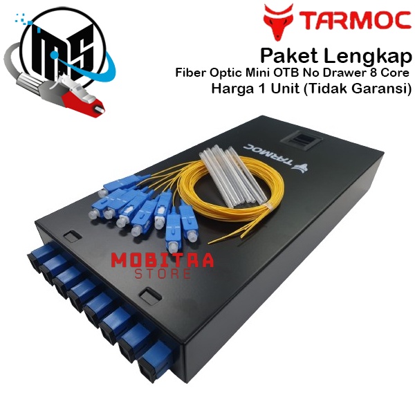 Jual Tarmoc Fiber Optic mini OTB 8 Core SC|Roset FO Besi 8C Lengkap ...