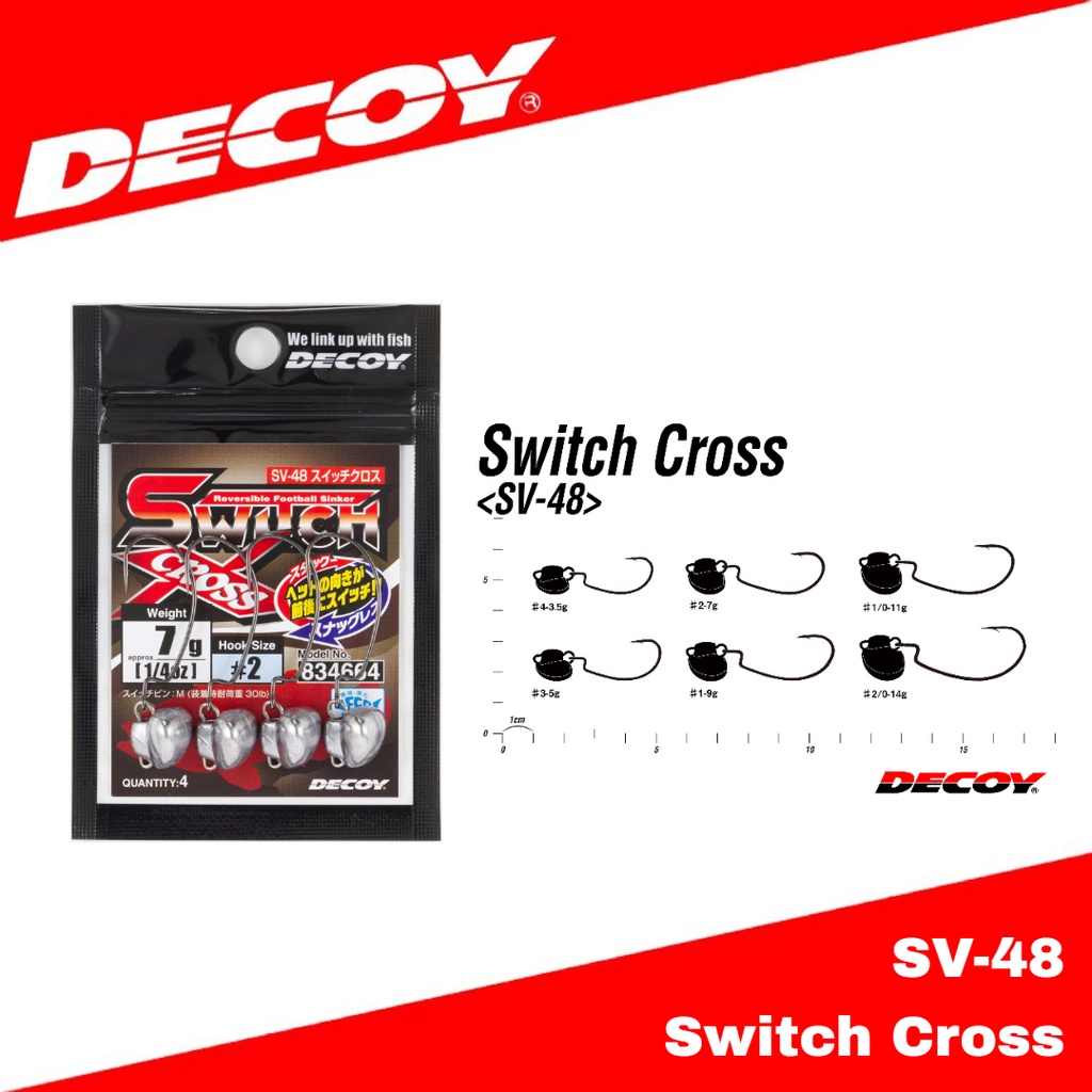 Jual Decoy SV-48 Switch Cross Jig Head | Shopee Indonesia