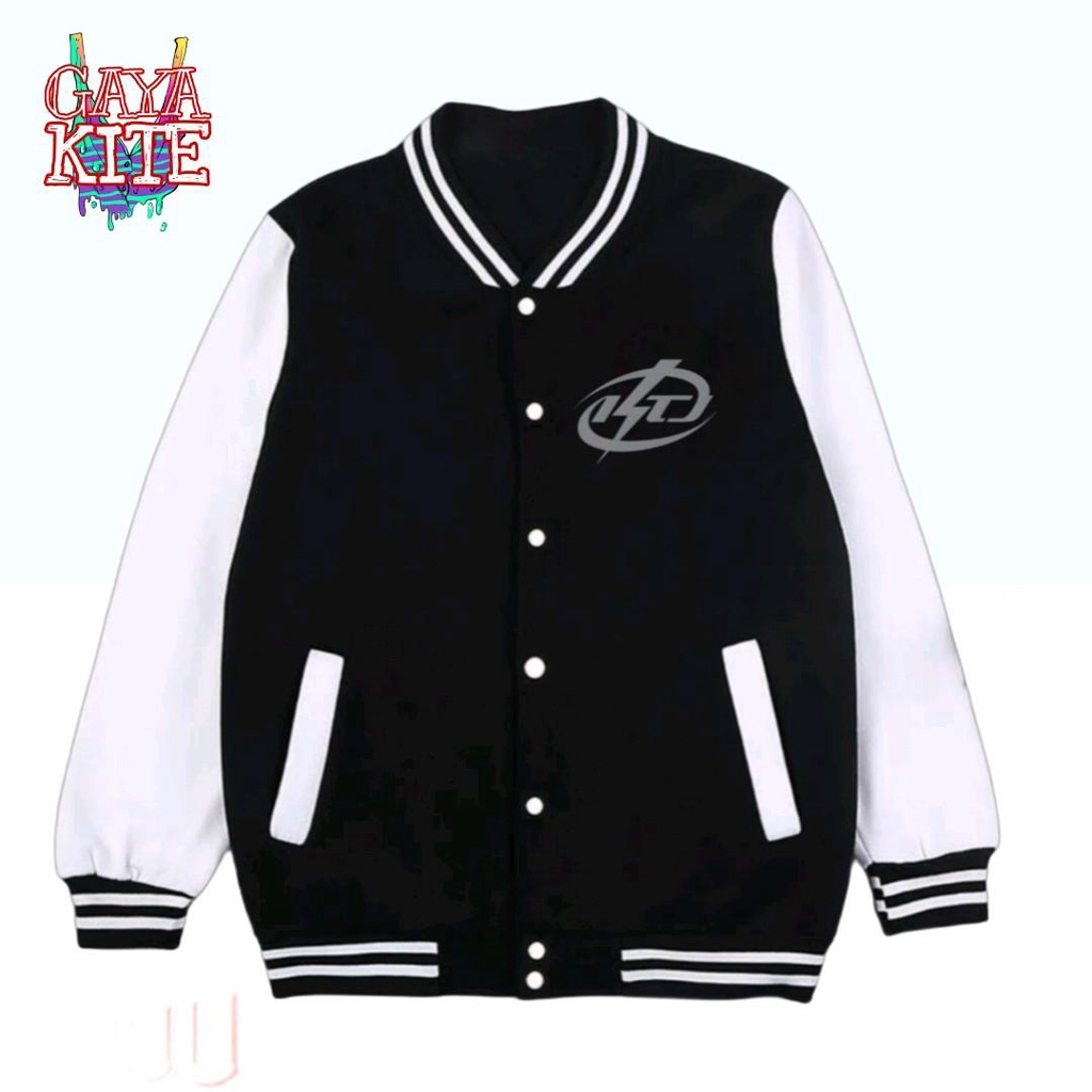 Jual Jaket Varsity Baseball Korean Nct Dream Istj Silver Logo Kecil ...
