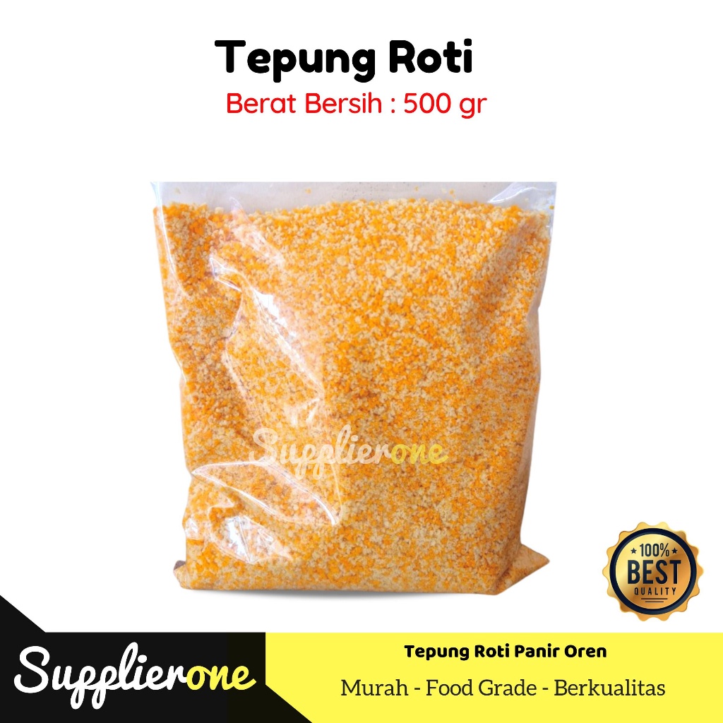 Jual Tepung Roti / Tepung Panir 500gr / Tepung Roti Oren / Tepung Roti ...